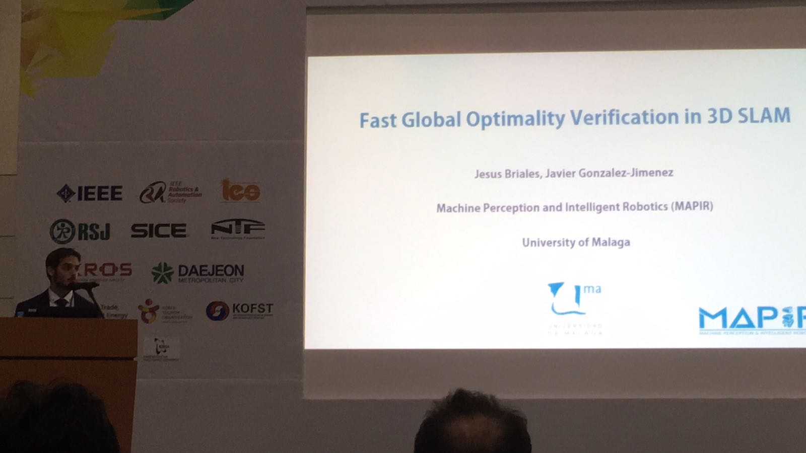 MAPIR at IROS 2016 – MAPIR Research Group